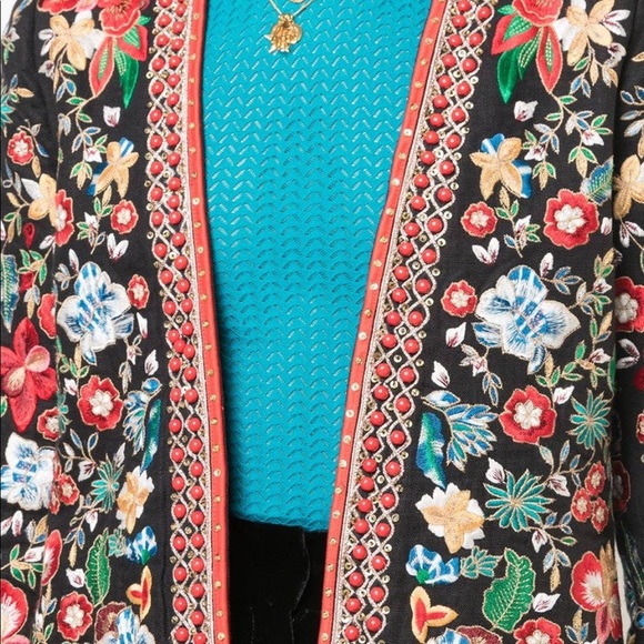 Alice + Olivia | Jackets & Coats | Aliceolivia Floral Embroidered ...